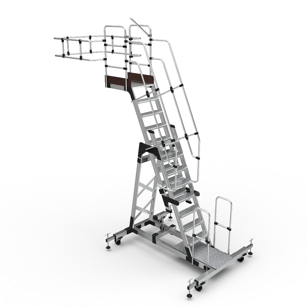 Plateforme roulante déportée réglable en hauteur PolyaxessⓇ | Site ...